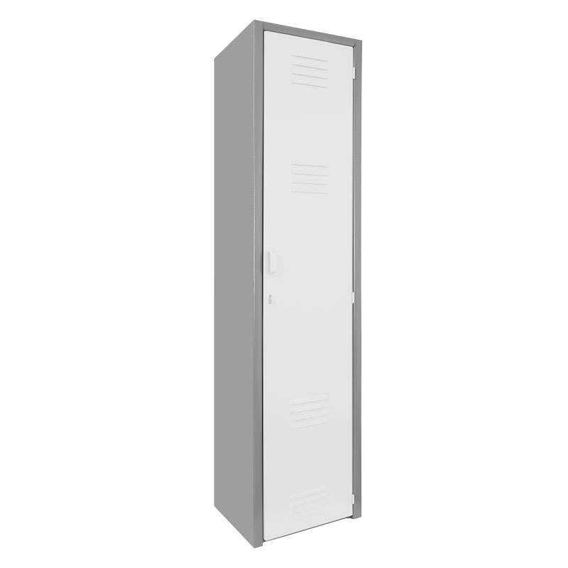 Locker 1 Puerta Estándar Dual – Blanco – Eskul | Mobiliario Educativo